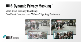 IDIS | IDIS LAUNCHES COST FREE DYNAMIC PRIVACY MASKING AT IFSEC